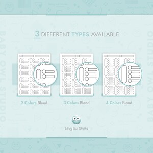 Color Blends Chart Color Combinations Chart Printable Color Blend ...