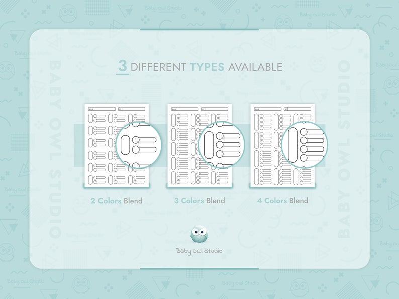 Color Blends Chart Color Combinations Chart Printable Color Blend ...