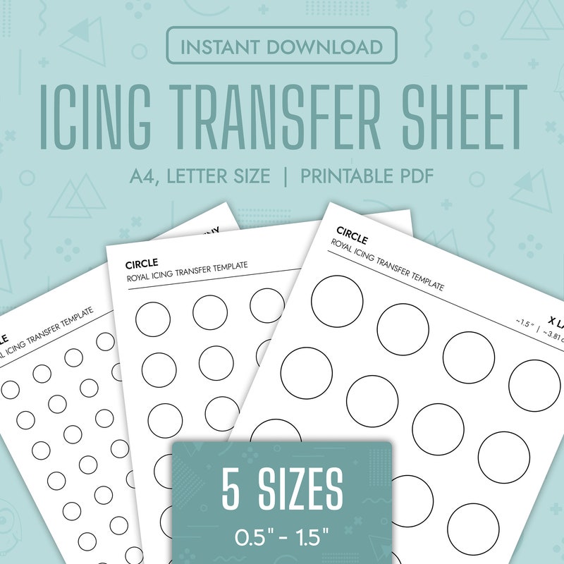 Scalloped Design Template - Etsy