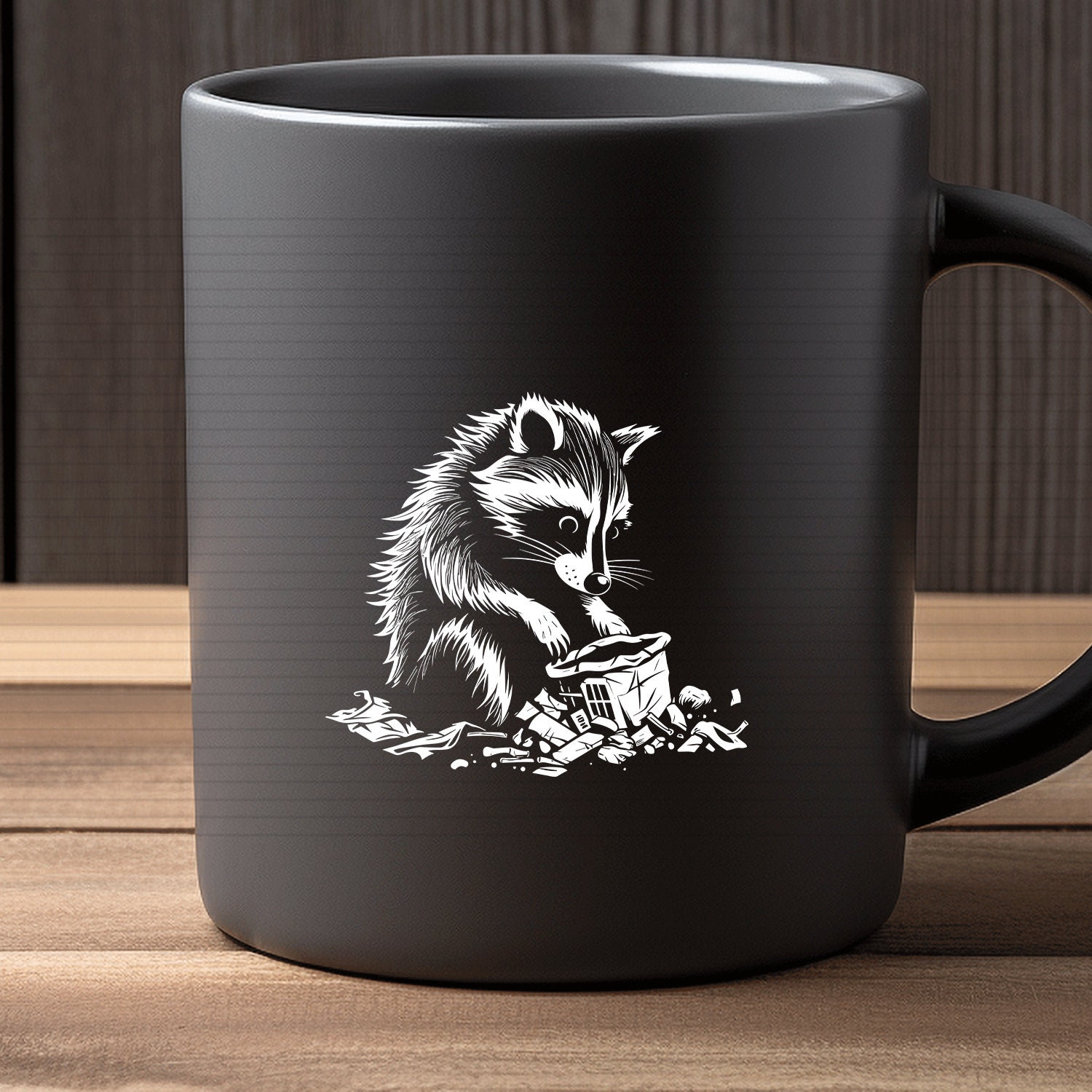 Racoon Trash Panda Svg Vector Graphic PNG EPS Dxf SVG Ai - Etsy