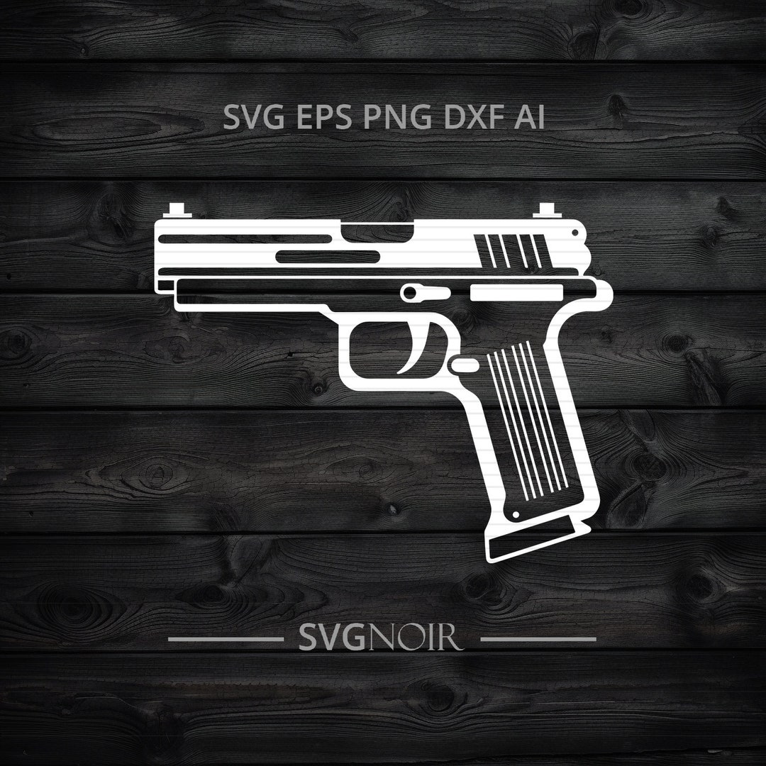 9mm Pistol 1911 Svg PNG EPS Dxf SVG Ai - Etsy