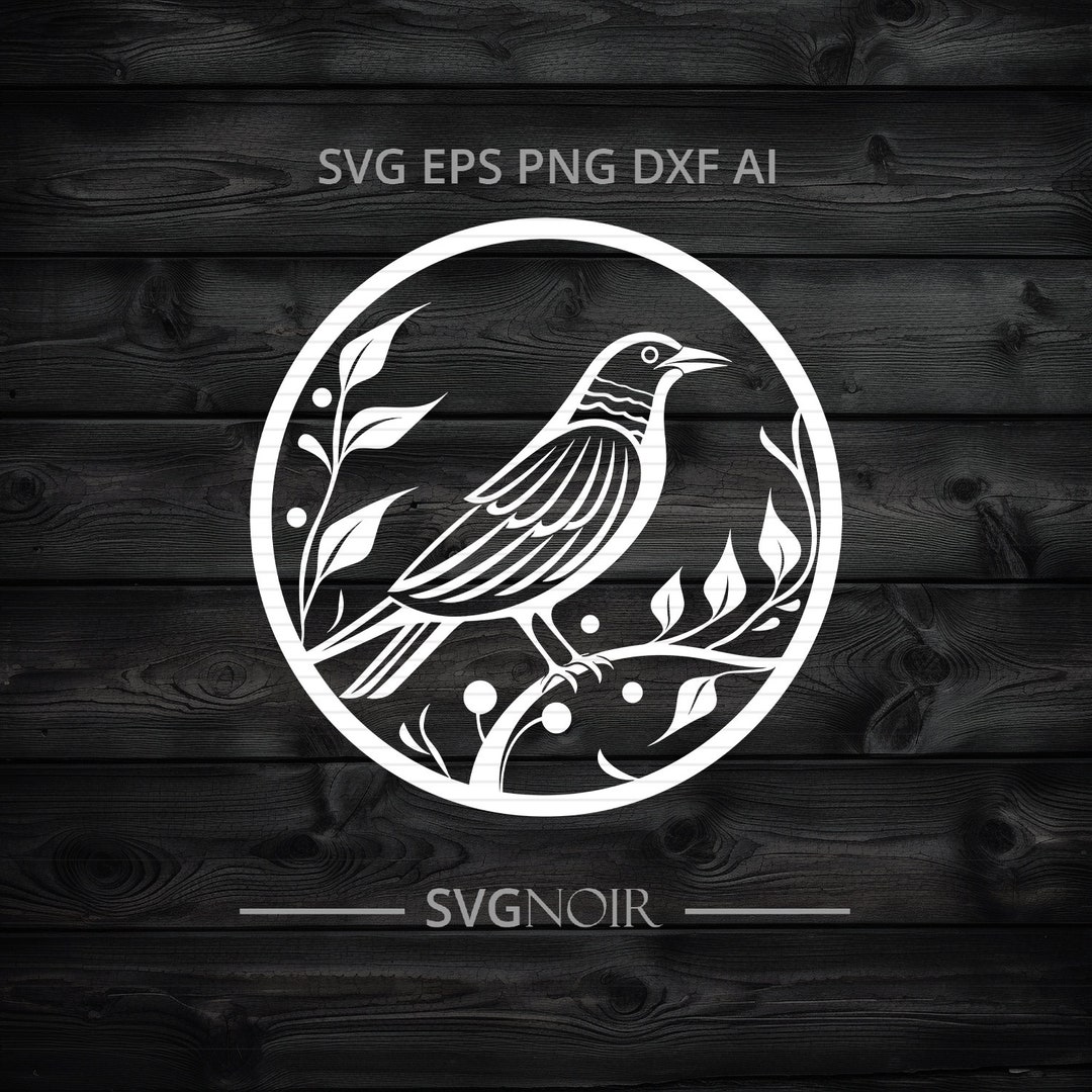 Boho Bird Logo Icon Svg PNG EPS Dxf SVG Ai - Etsy