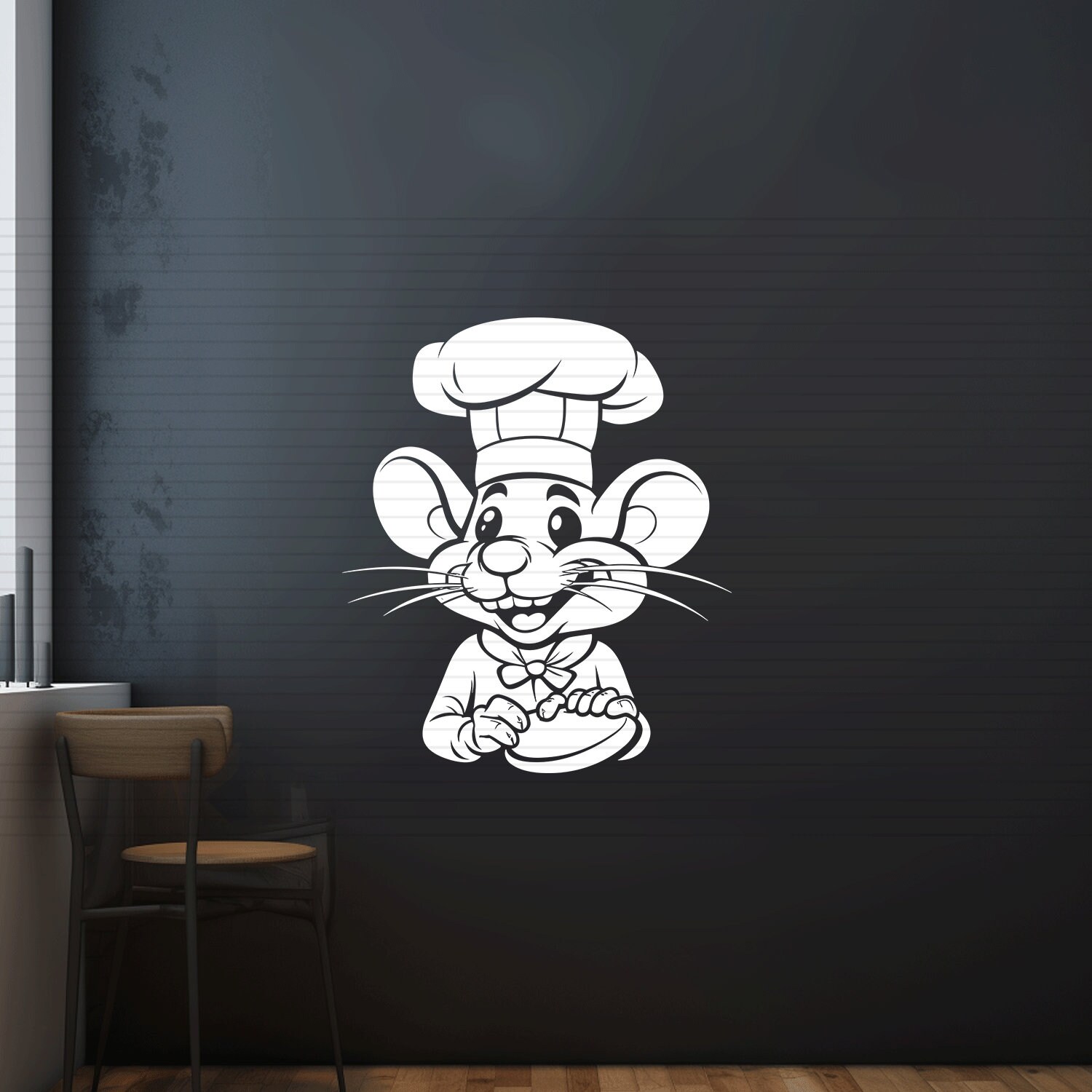 Chef Rat With Cheese Svg PNG EPS Dxf SVG Ai Files - Etsy