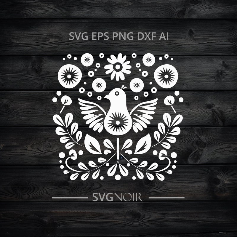 Folk Art Svg - Etsy