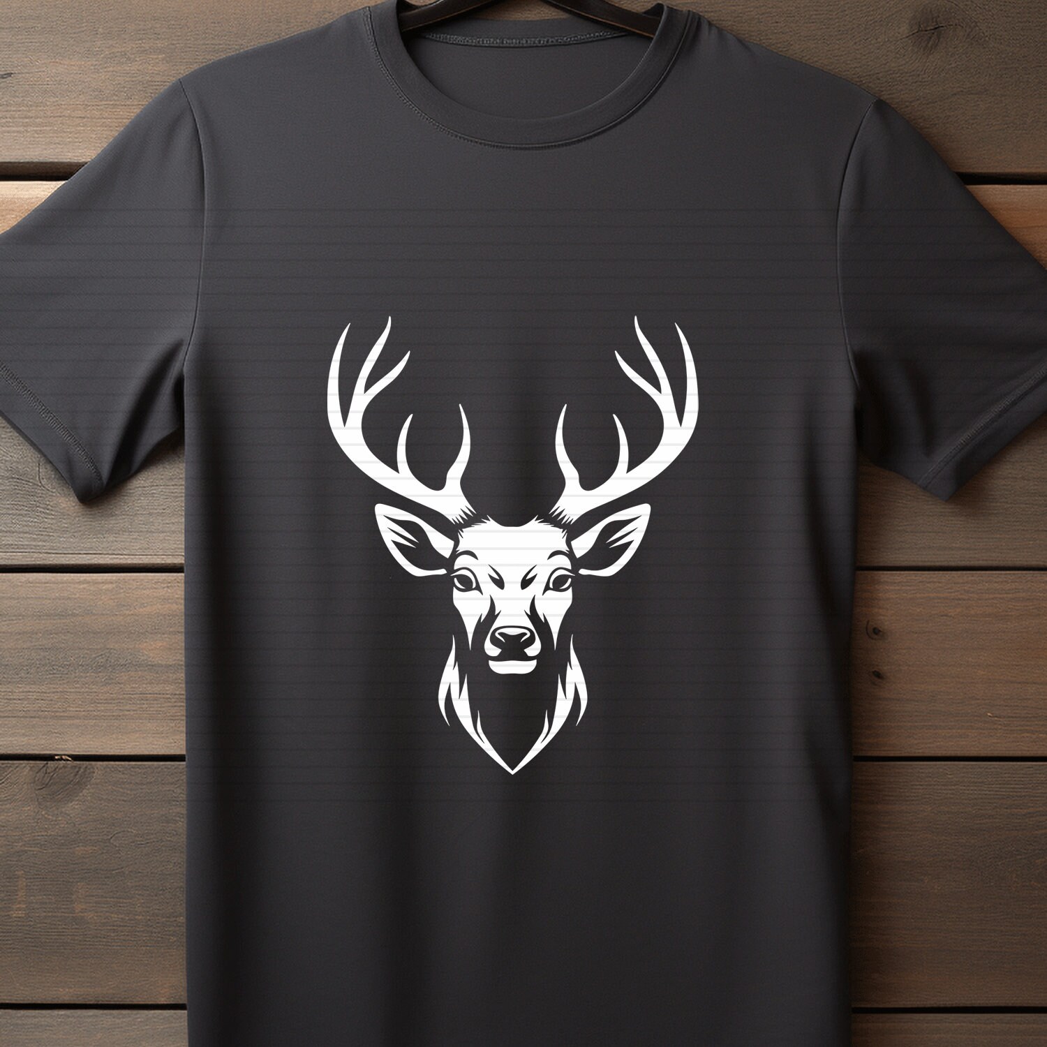 Majestic Stag Head Svg PNG EPS Dxf SVG Ai - Etsy