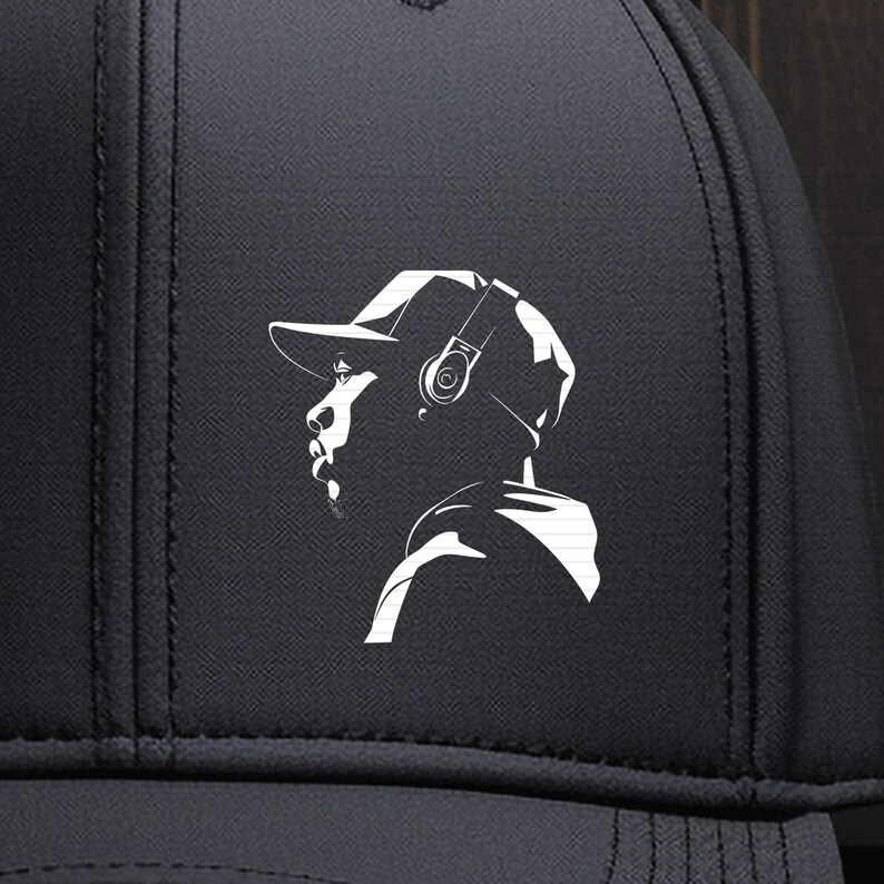 Hip Hop Rapper Svg PNG EPS Dxf SVG Ai - Etsy