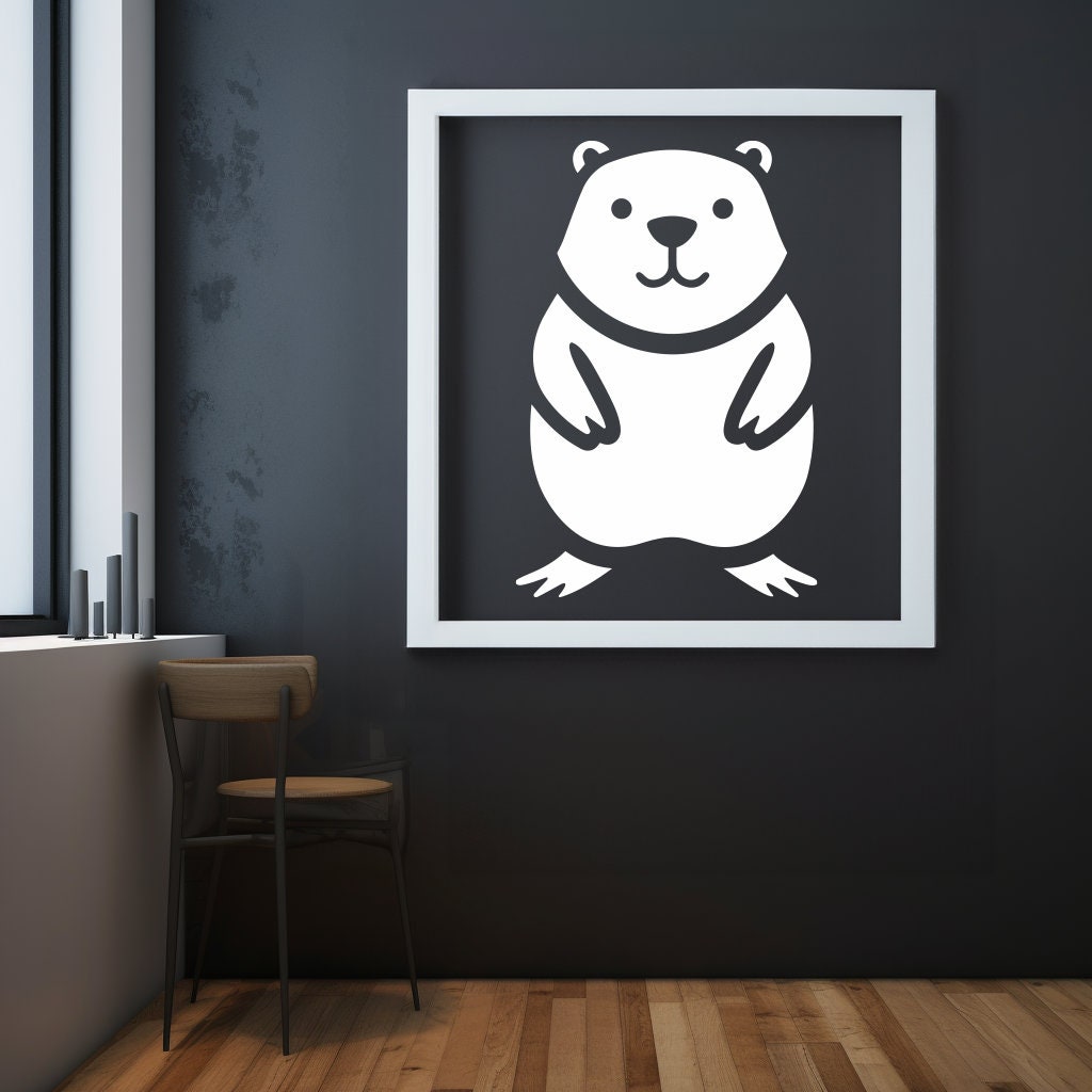 Cute Beaver Vector Clipart in SVG Ai DXF Eps PNG Cricut - Etsy