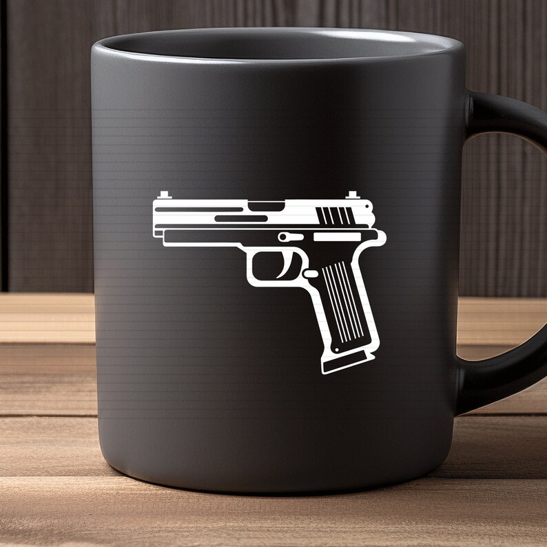 9mm Pistol 1911 Svg PNG EPS Dxf SVG Ai - Etsy