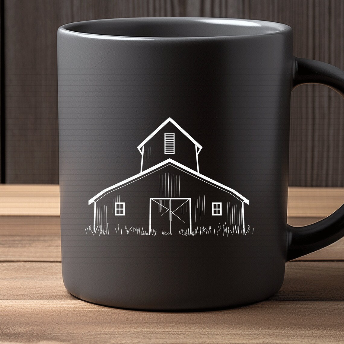 Barn Farm Svg PNG EPS Dxf SVG Ai - Etsy