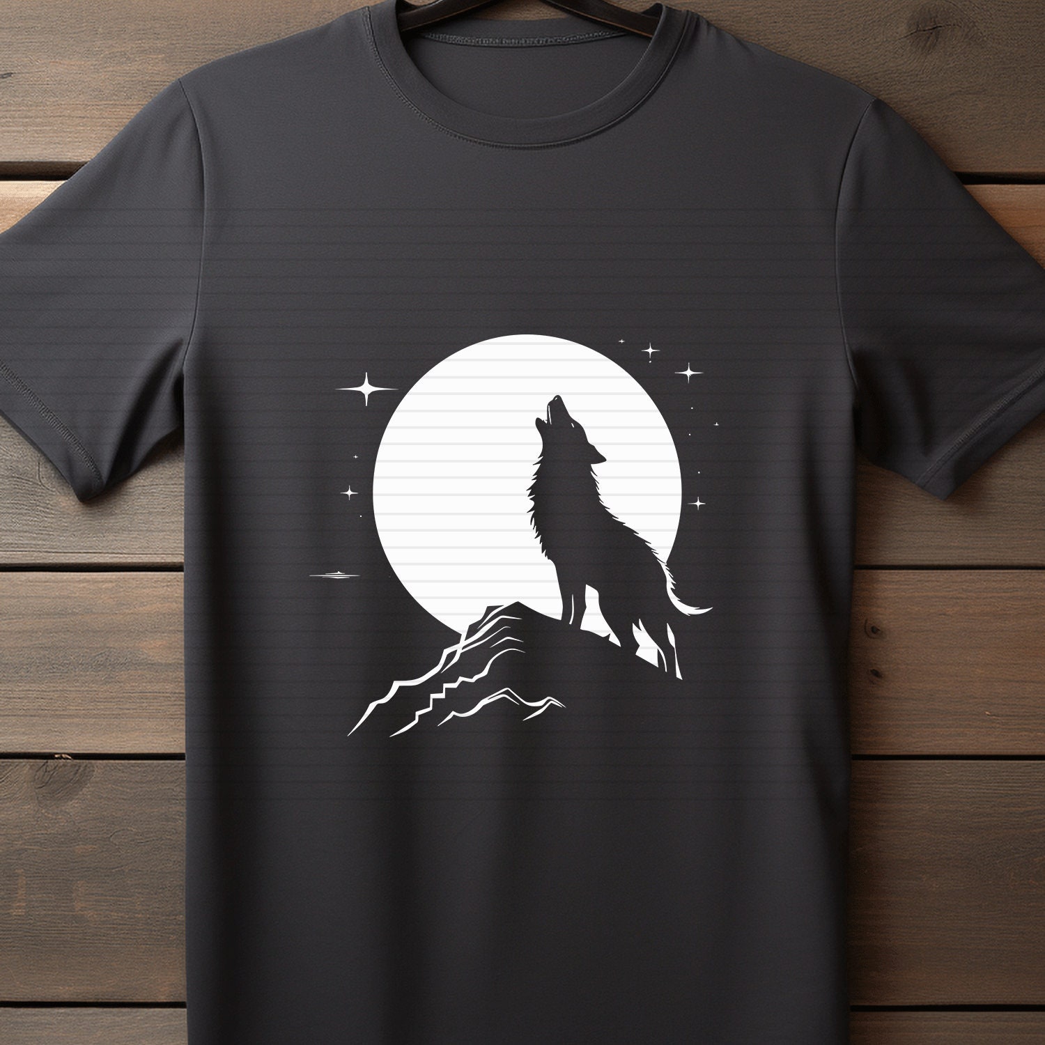 Wolf Howling Svg Vector Graphic PNG EPS Dxf SVG Ai - Etsy