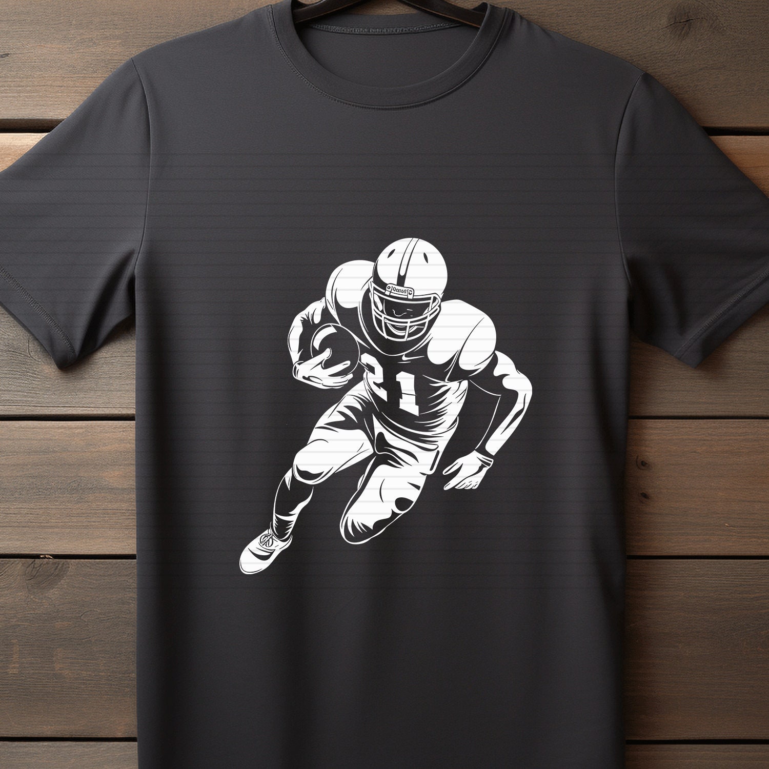 Football Running Back Vector Svg PNG EPS Dxf SVG Ai Files - Etsy