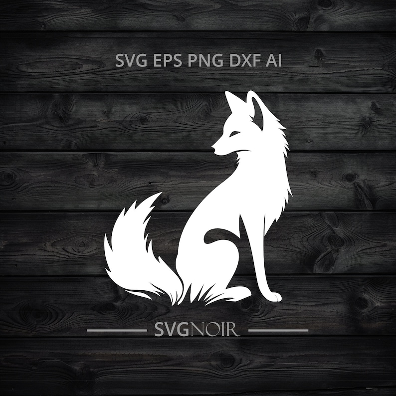 Fox Svg Vector Graphic PNG EPS Dxf SVG Ai Cricut & - Etsy