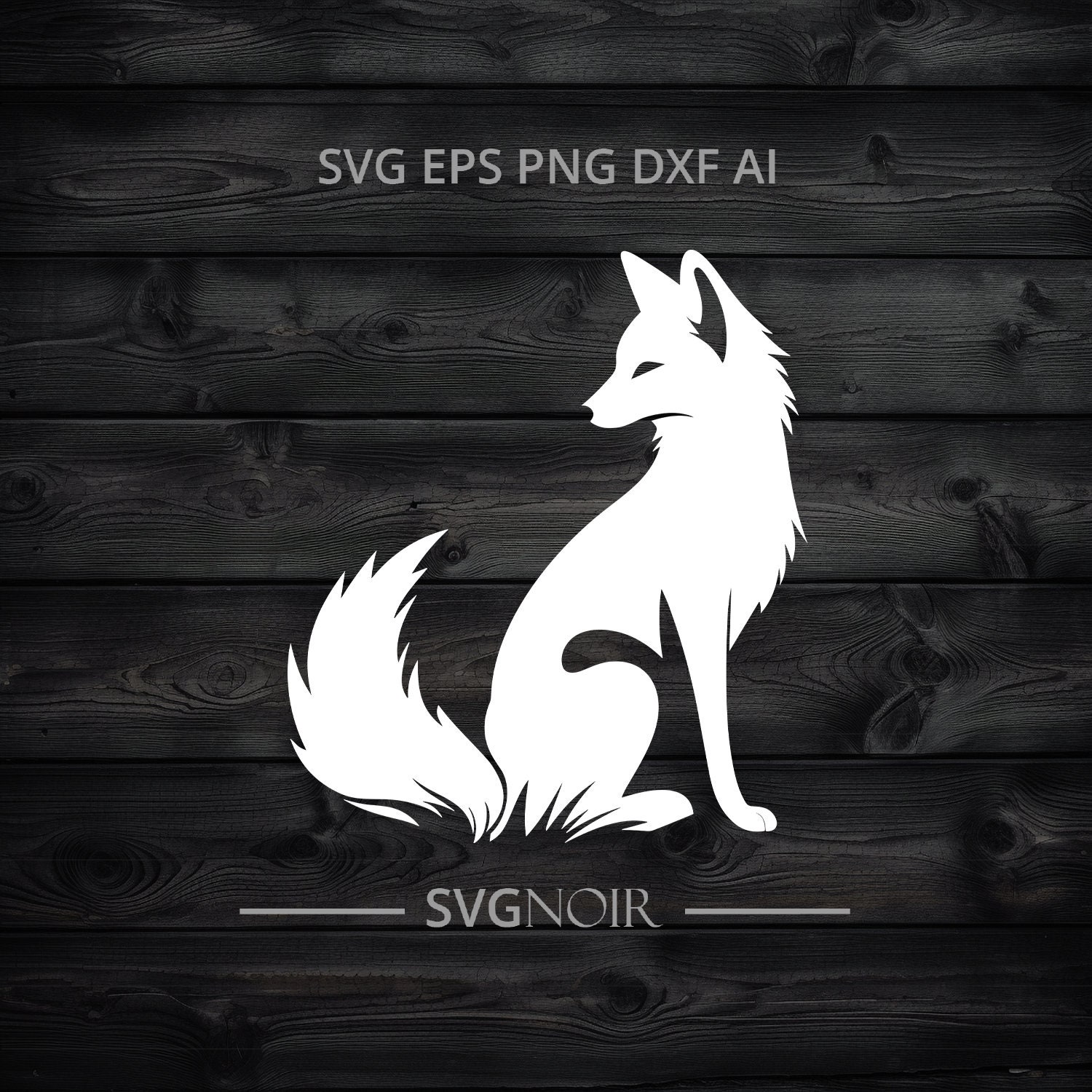 Fox Svg Vector Graphic PNG EPS Dxf SVG Ai - Etsy