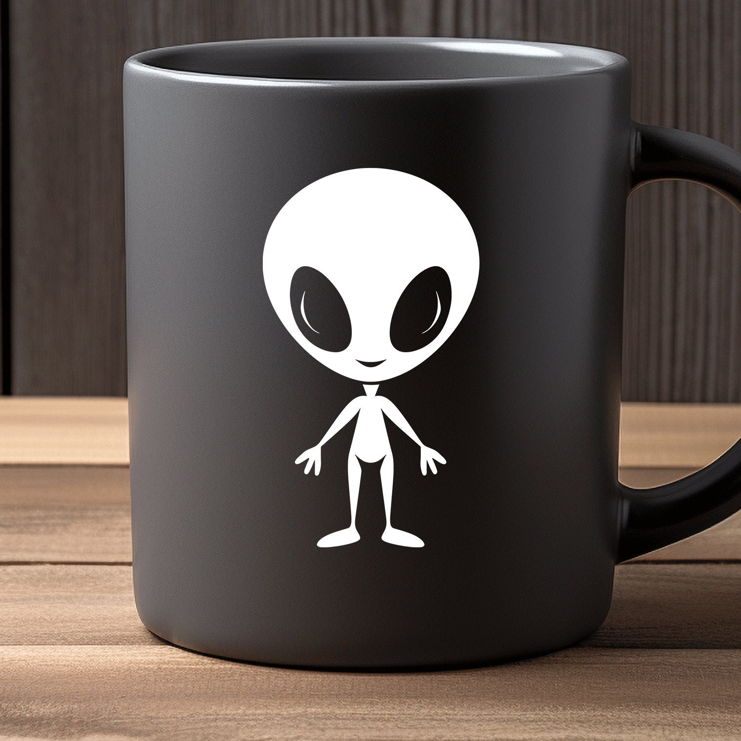 Baby Alien Vector Clipart in SVG, Ai, DXF, Eps, PNG Cricut, Silhouette ...
