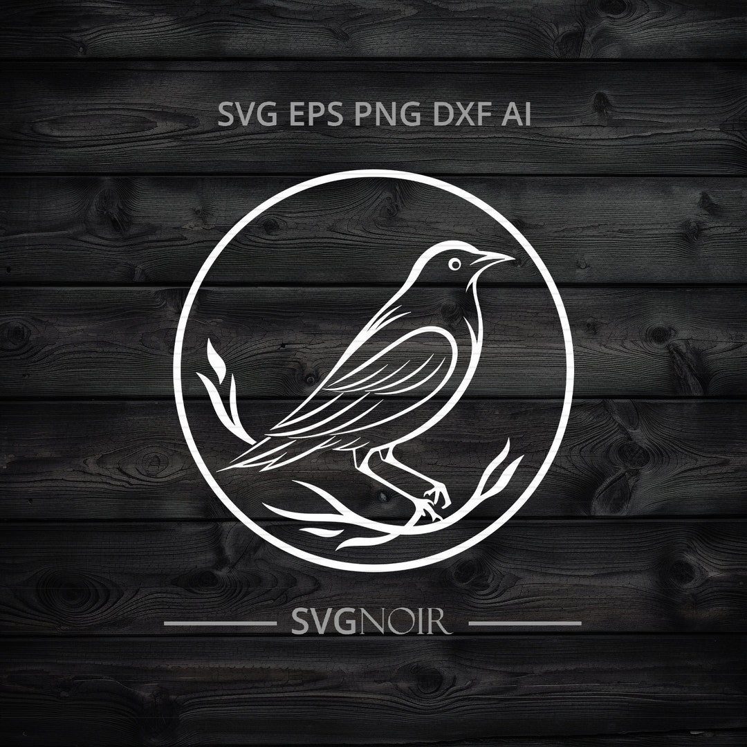 Boho Bird Logo Icon Svg PNG EPS Dxf SVG Ai - Etsy