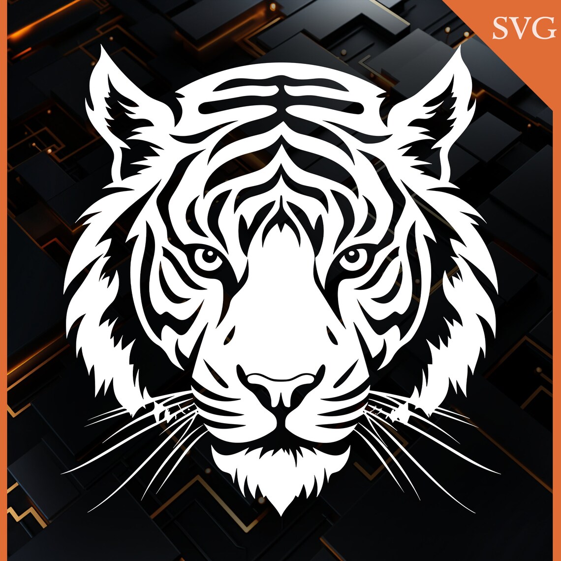 Bengal Tiger Svg PNG EPS Dxf SVG Ai - Etsy