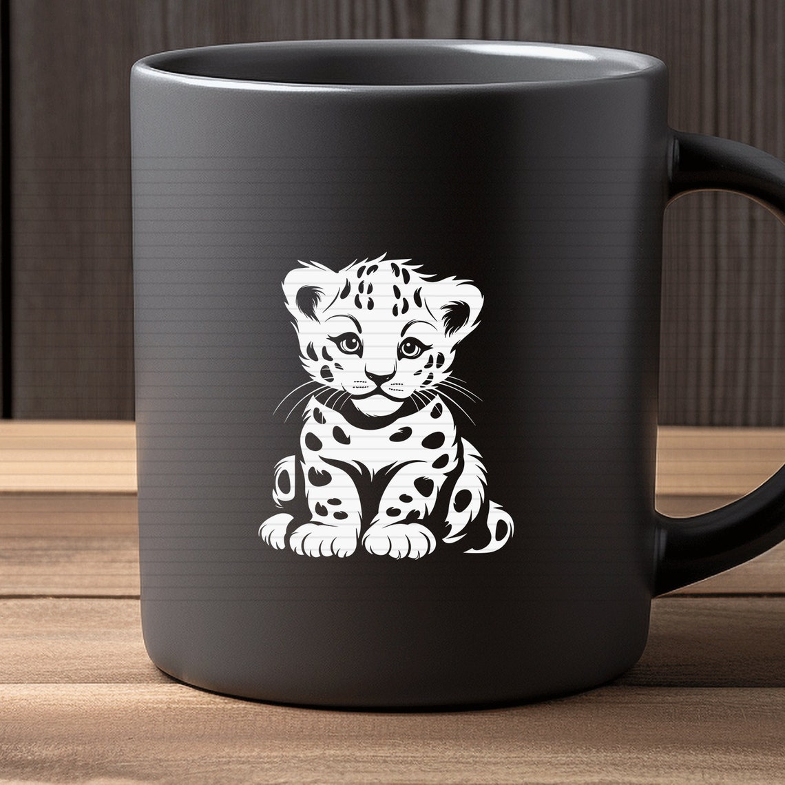 Baby Snow Leopard Svg PNG EPS Dxf SVG Ai - Etsy