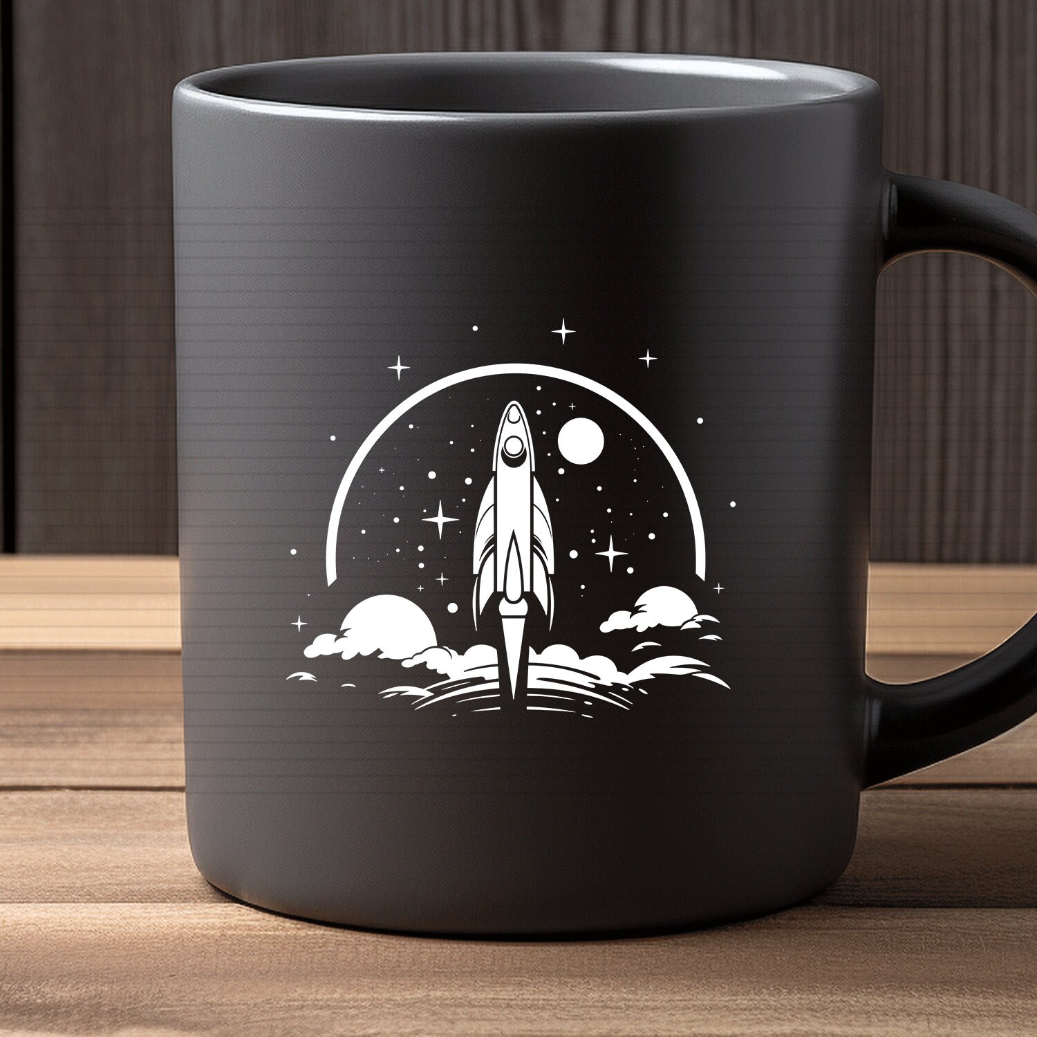 Rocketship Svg Vector Graphic PNG EPS Dxf SVG Ai - Etsy