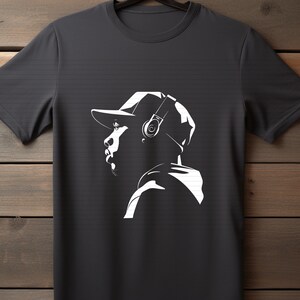 Hip Hop Rapper Svg PNG EPS Dxf SVG Ai - Etsy