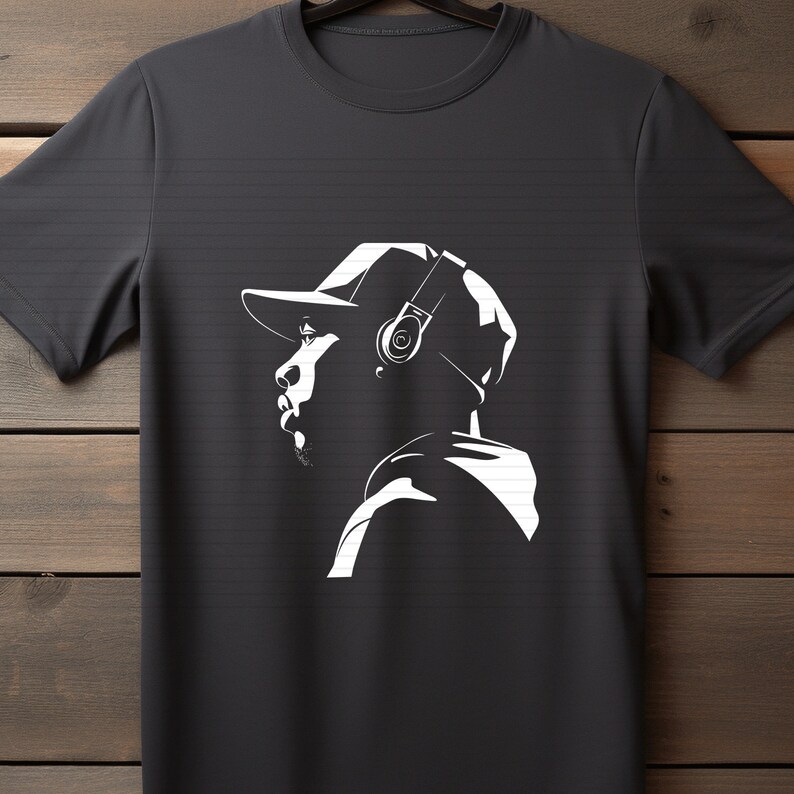 Hip Hop Rapper Svg PNG EPS Dxf SVG Ai - Etsy