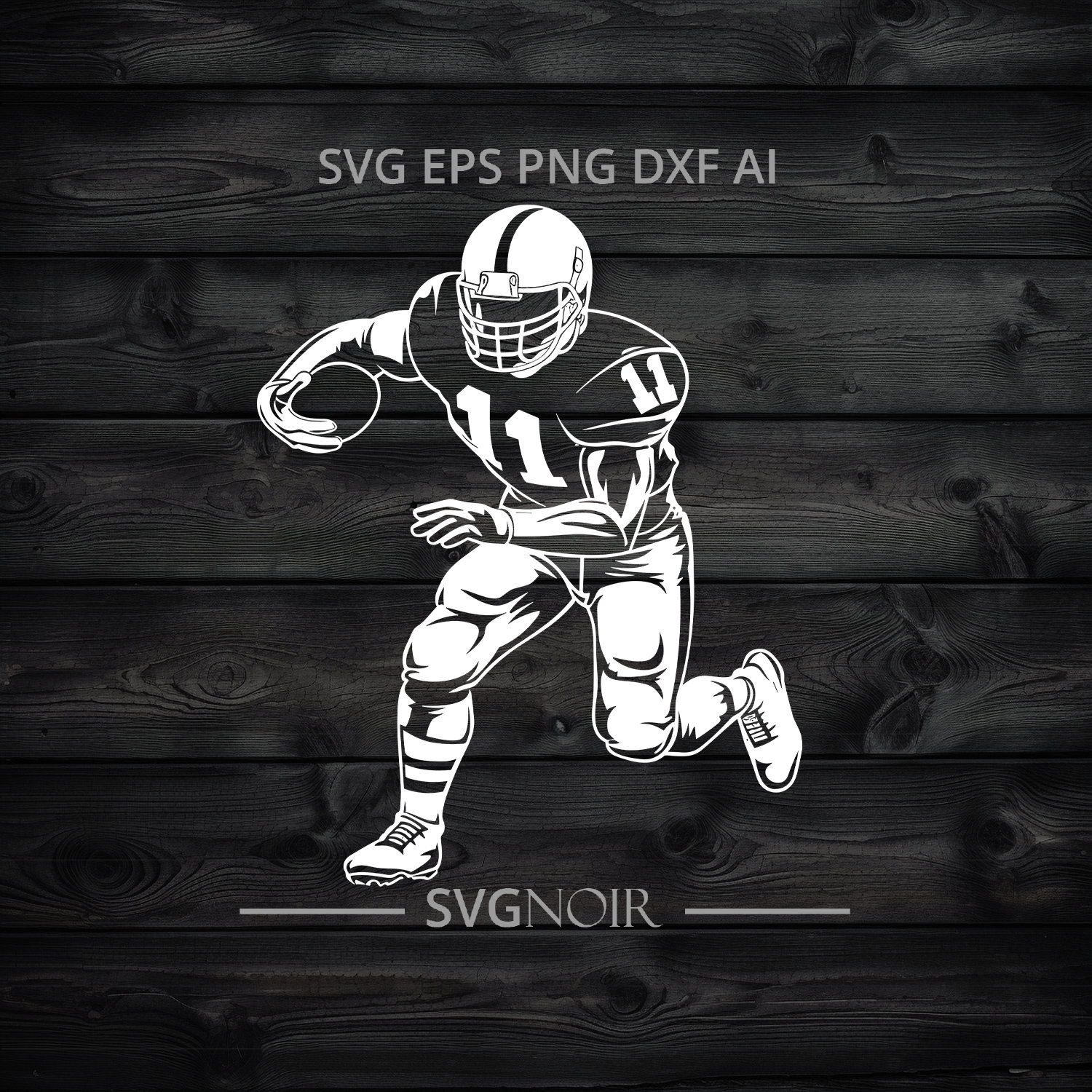 Football Player Vector Svg PNG EPS Dxf SVG Ai Files - Etsy