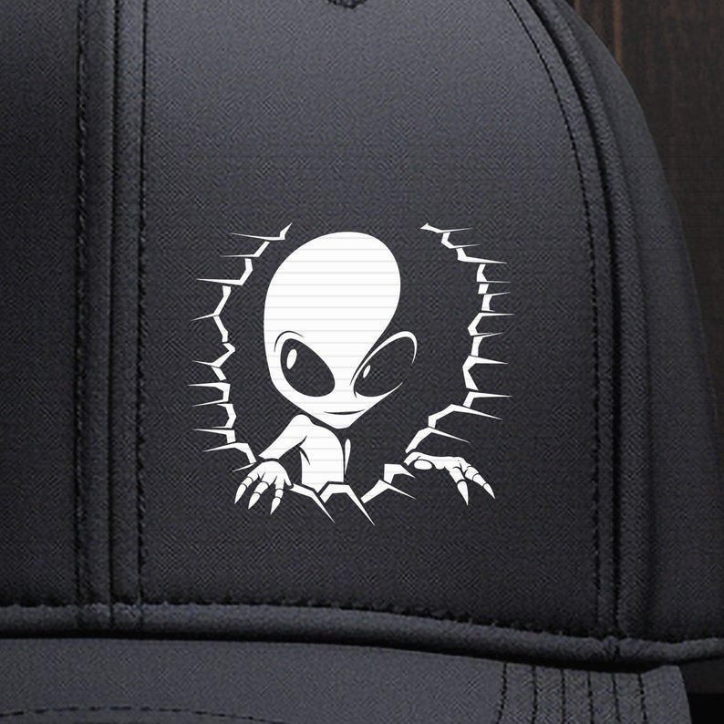 Alien Vector Clipart in SVG, Ai, DXF, Eps, PNG Cricut, Silhouette ...