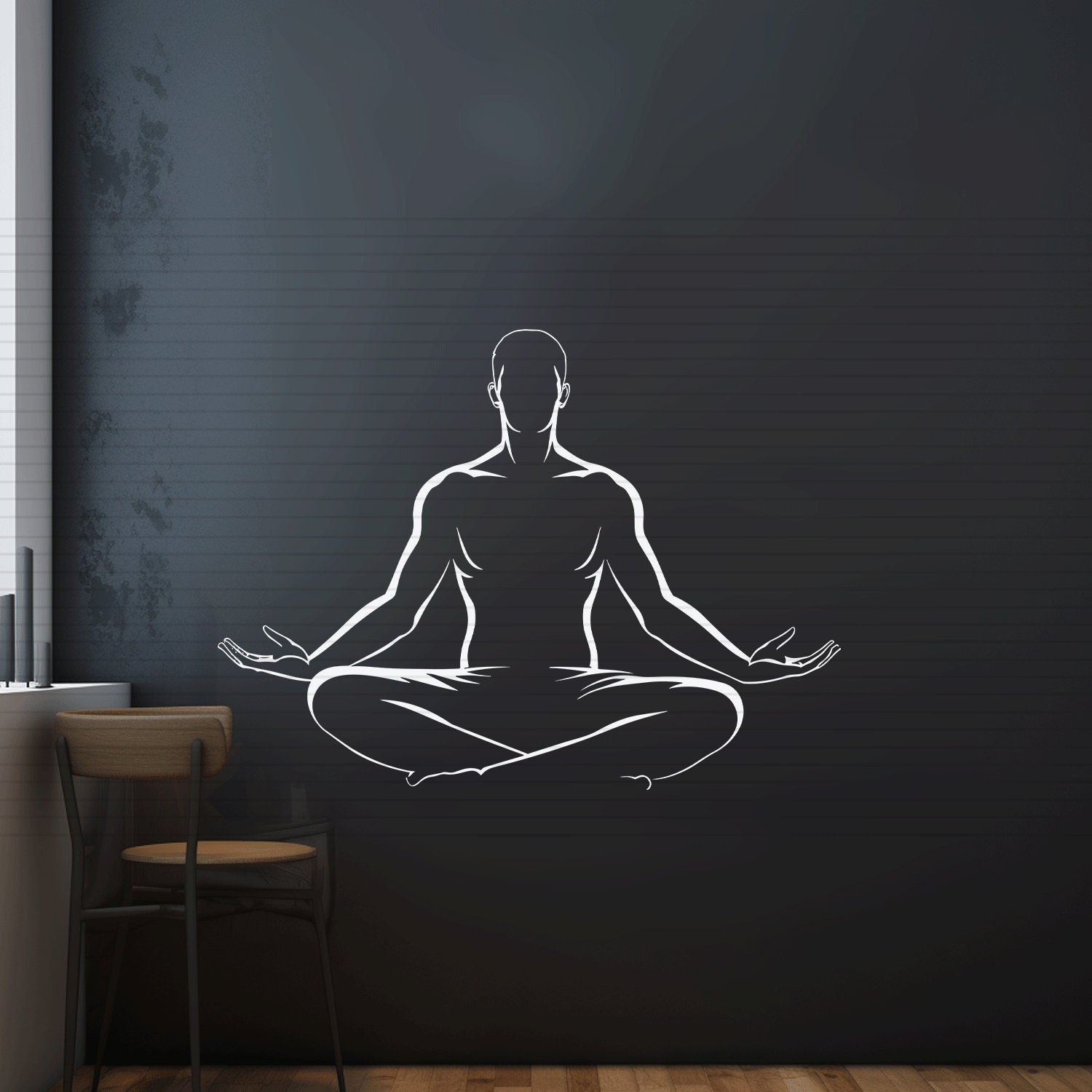 Man Meditating Vector Clipart in SVG Ai DXF Eps PNG - Etsy