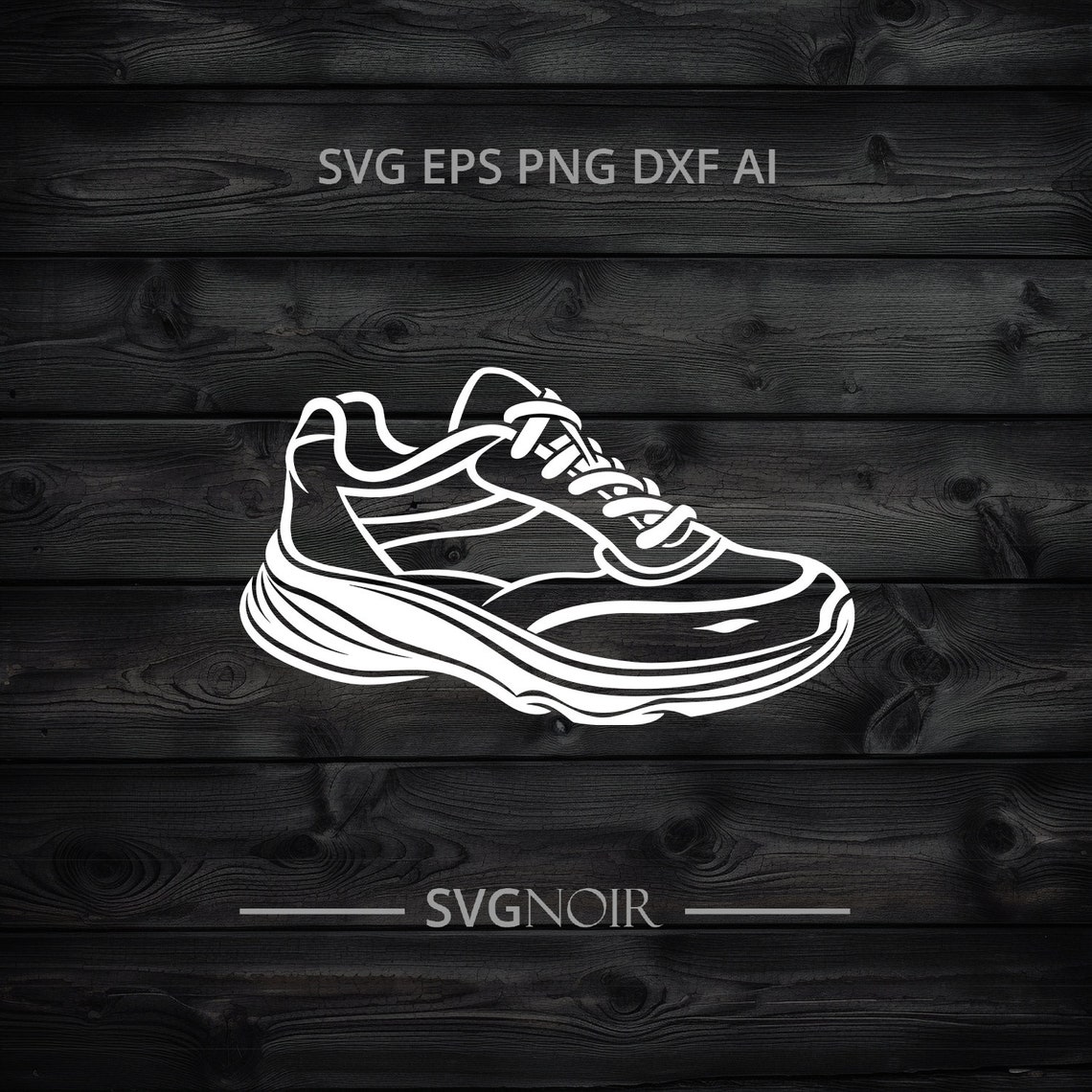 Running Shoe Svg PNG EPS Dxf SVG Ai - Etsy