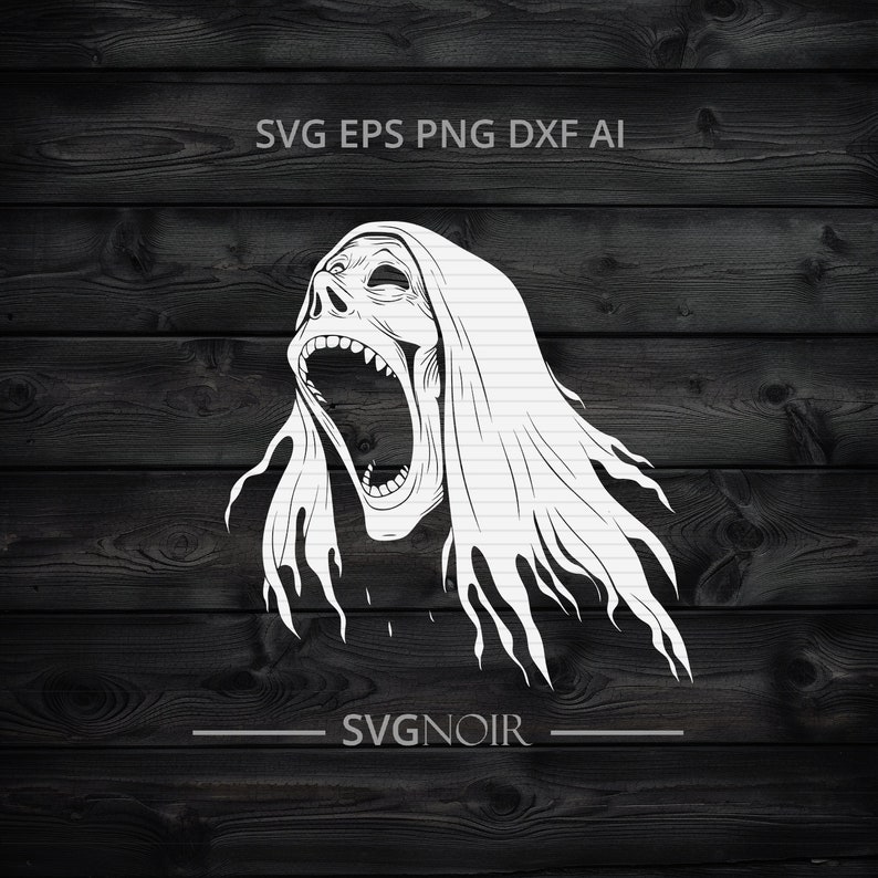 Banshee Wailing Flag svg / PNG EPS dxf SVG ai archivos - Etsy México