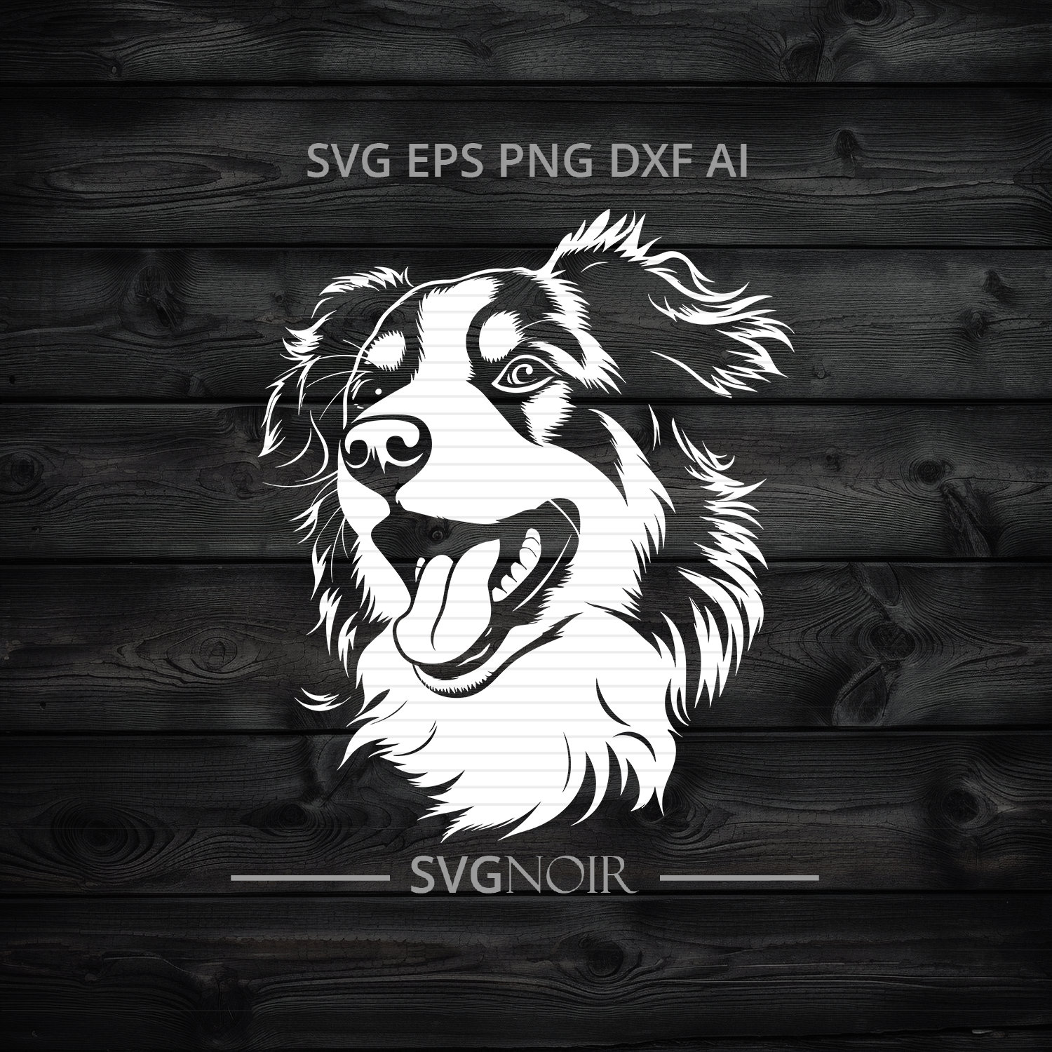 Australian Shepherd Dog Svg PNG EPS Dxf SVG Ai - Etsy