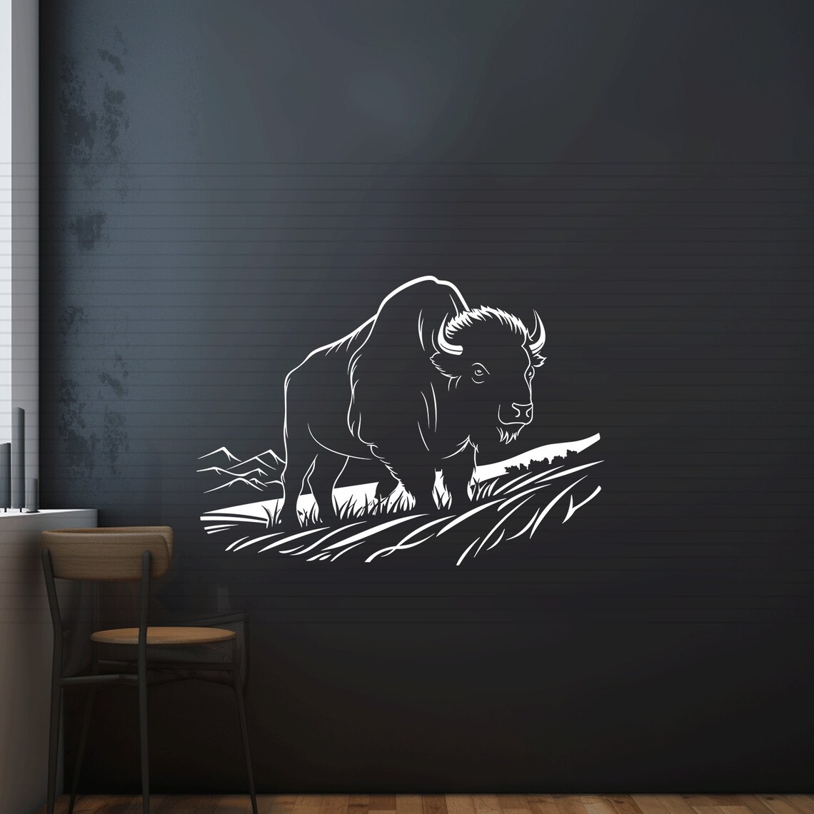 Bison Svg Vector Graphic PNG EPS Dxf SVG Ai - Etsy Canada