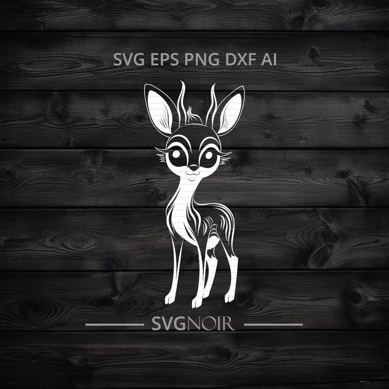 Dik-dik Svg PNG EPS Dxf SVG Ai - Etsy