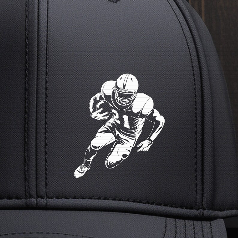 Football Running Back Vector Svg PNG EPS Dxf SVG Ai Files - Etsy