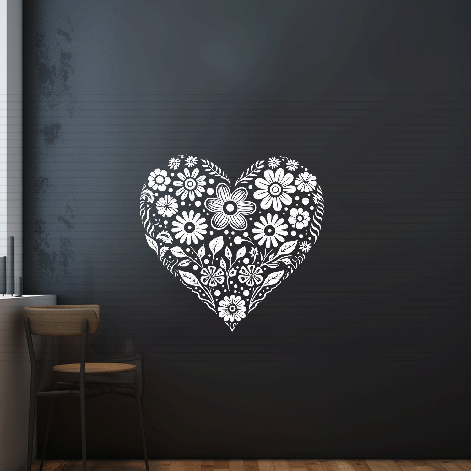 Boho Heart Shape Svg PNG EPS Dxf SVG Ai Cricut & - Etsy