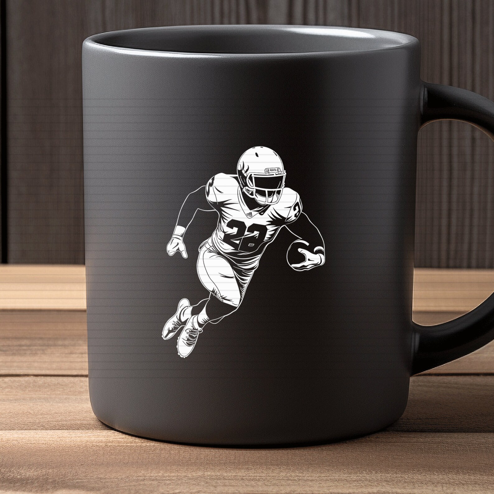 Football Running Back Vector Svg PNG EPS Dxf SVG Ai Files - Etsy