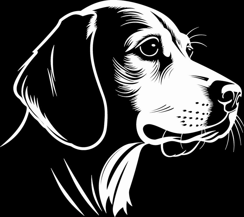 Beagle Svg PNG EPS Dxf SVG Ai - Etsy