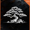 Bonsai Tree Vector Clipart in SVG, Ai, DXF, Eps, PNG Cricut, Silhouette ...