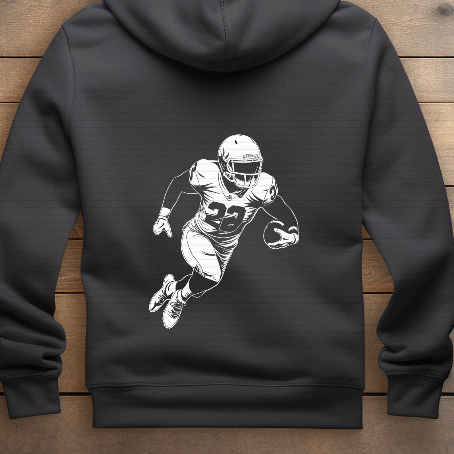 Football Running Back Vector Svg PNG EPS Dxf SVG Ai Files - Etsy