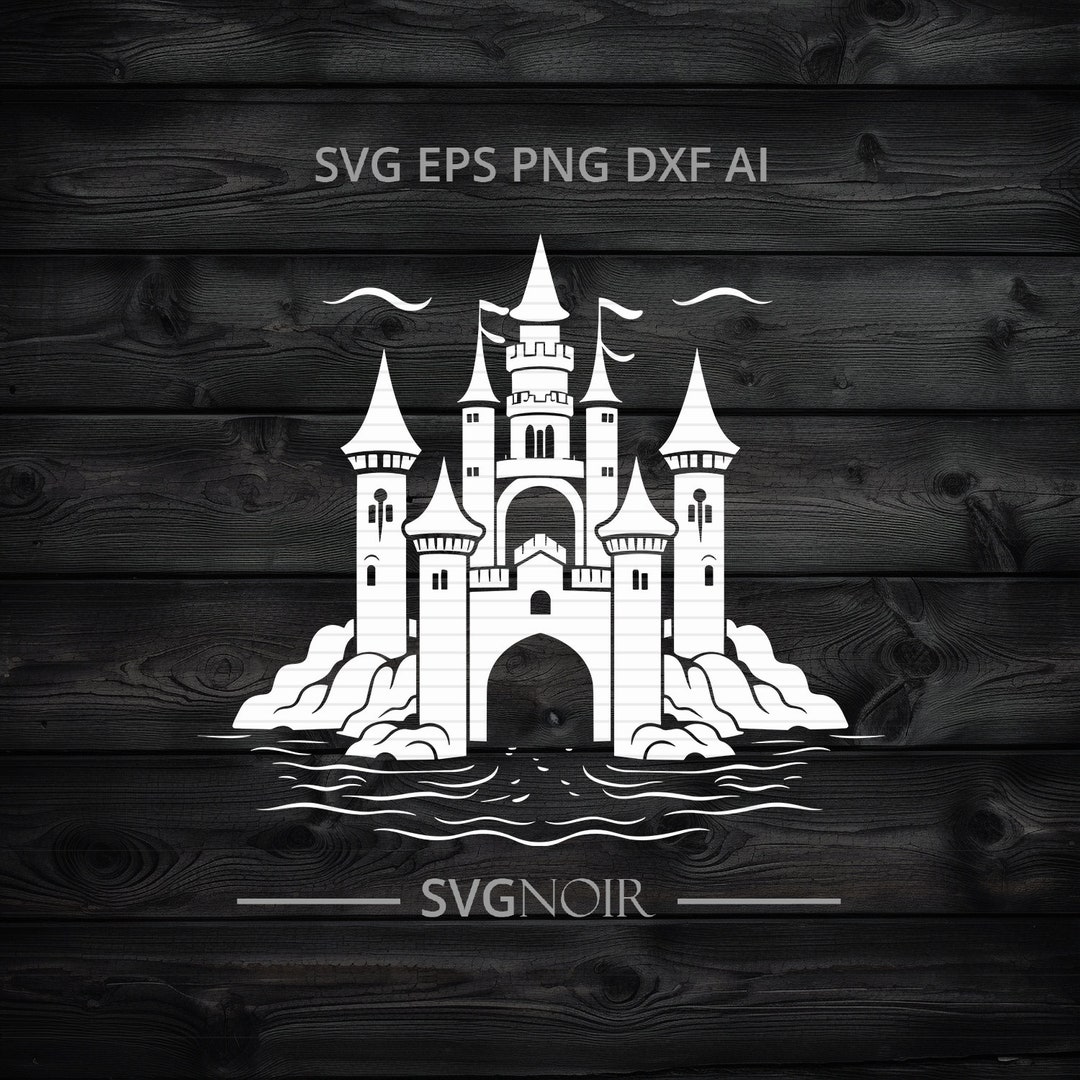Castle Svg PNG EPS Dxf SVG Ai Files - Etsy