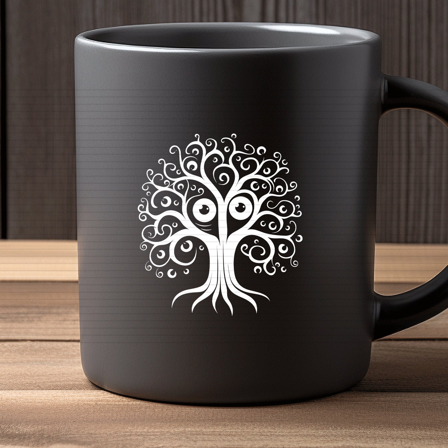 Whimsical Tree Svg Vector Graphic PNG EPS Dxf SVG Ai - Etsy