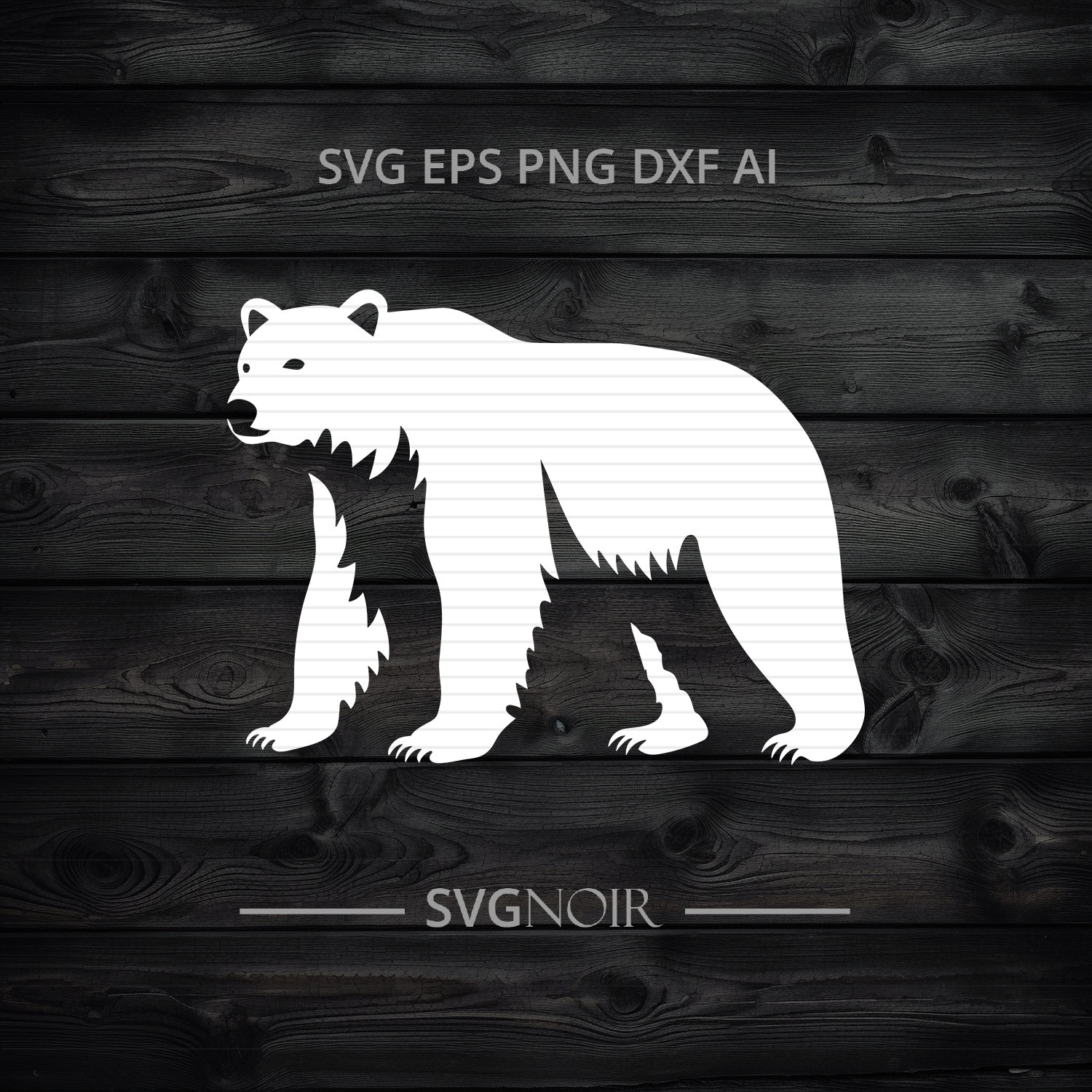 Polar Bear Svg PNG EPS Dxf SVG Ai - Etsy
