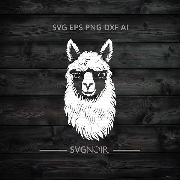 Alpaca Svg - Etsy