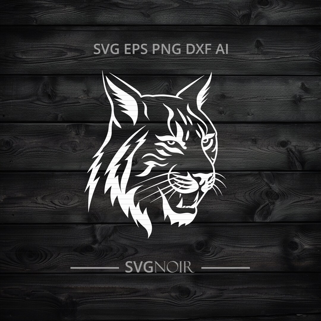 Bobcat Svg PNG EPS Dxf SVG Ai - Etsy