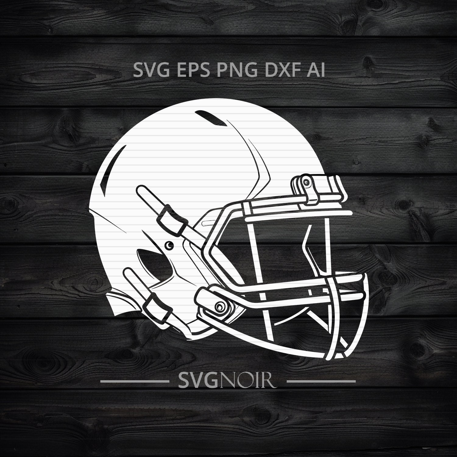 Football Helmet Vector Svg PNG EPS Dxf SVG Ai Files - Etsy