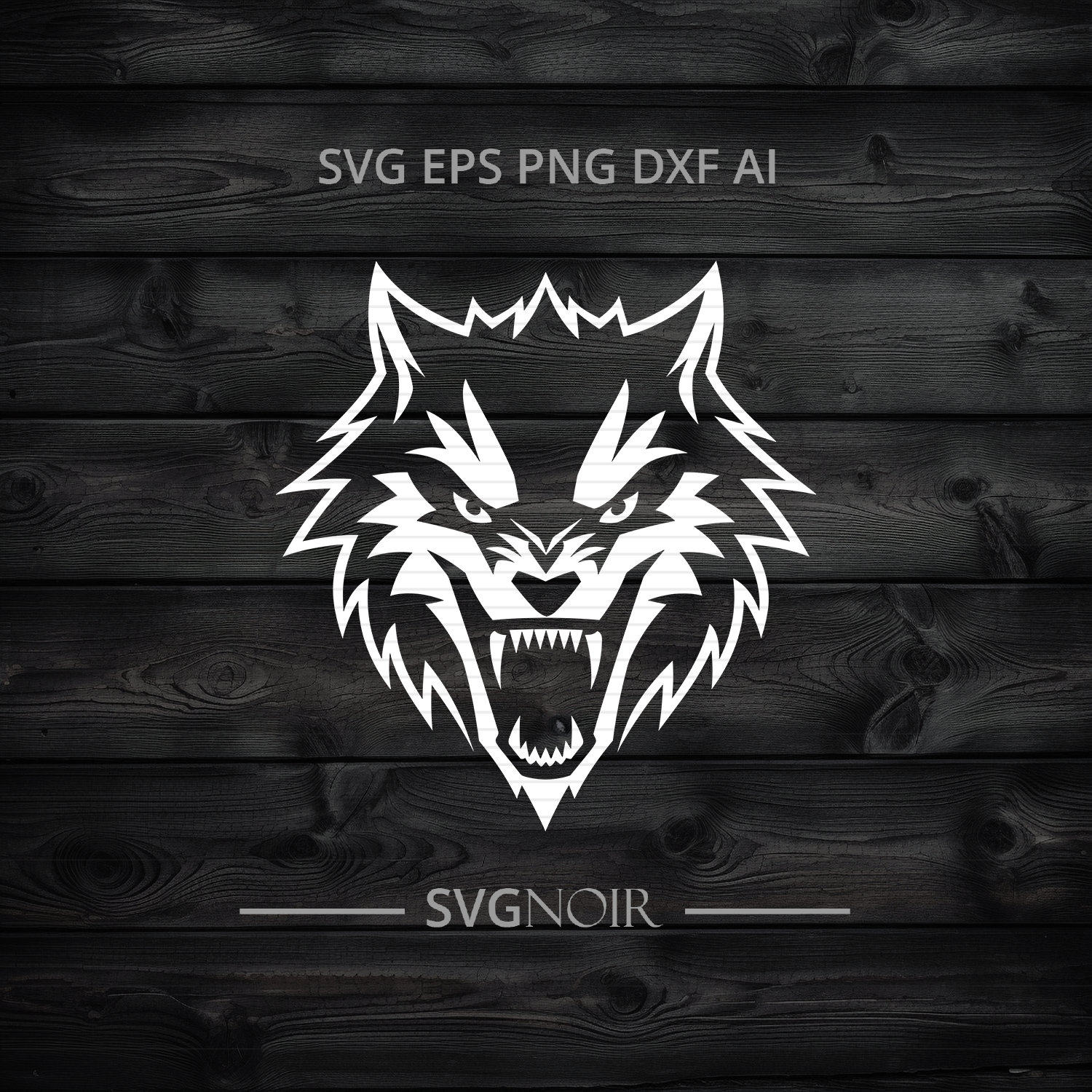 Wolf Logo Icon Svg PNG EPS Dxf SVG Ai - Etsy