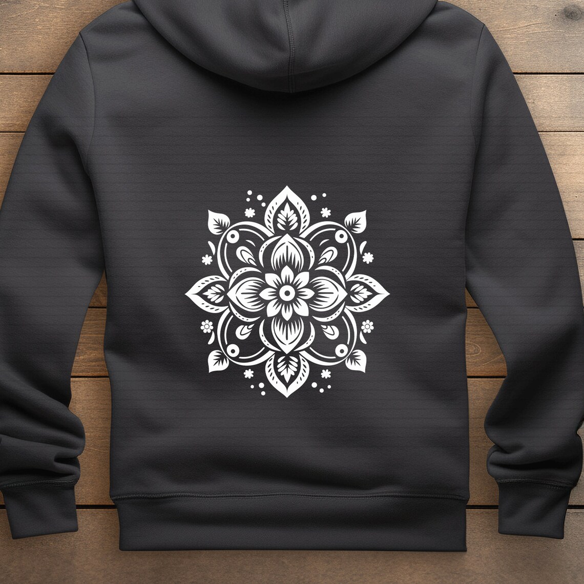 Boho Flower Mandala Svg PNG EPS Dxf SVG Ai - Etsy