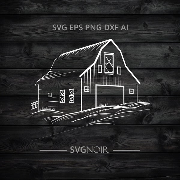 Barn Dxf - Etsy