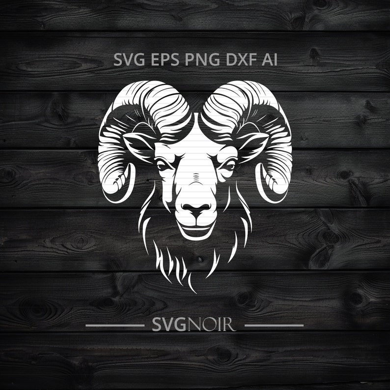 Big Horn Sheep Svg PNG EPS Dxf SVG Ai - Etsy