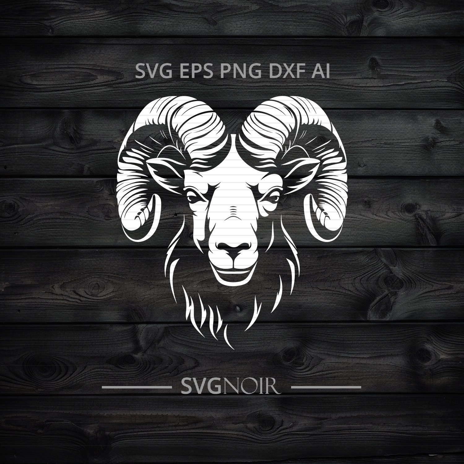 Big Horn Sheep Svg PNG EPS Dxf SVG Ai - Etsy