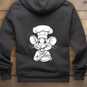 Chef Rat With Cheese Svg PNG EPS Dxf SVG Ai Files - Etsy